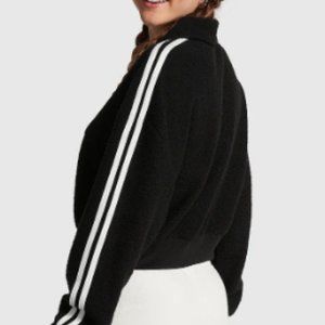 PINK Victoria's Secret | Tops | Womens Nwt Vs Pink Reverse Fleece ...